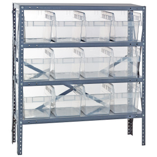 Quantum Storage Systems 1239 Series STORE-MAX Shelf Bin Shelving Unit ...