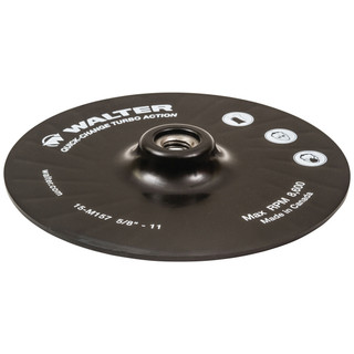 Walter Surface Technologies TURBO Quick-Change Backing Pad, 7" Diameter ...