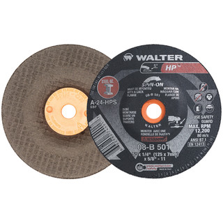 Walter Surface Technologies HP™ High Performance Grinding Wheel, Type ...