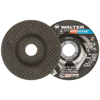 Walter Surface Technologies PIPEFITTER™ Grinding Wheel, Type 27, 4-1/2 ...