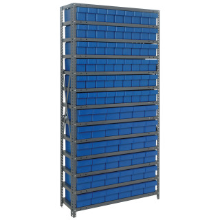 Quantum Storage Systems 1875 Series Shelf Bin Shelving Unit with Super ...