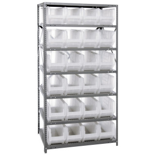 Quantum Storage Systems 2475 Series HULK 24" Container Steel Shelving ...