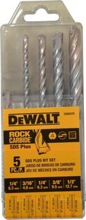 DeWALT 3/16 to 1/2", 135° Point, Bright Finish, Carbide-Tipped Hammer ...