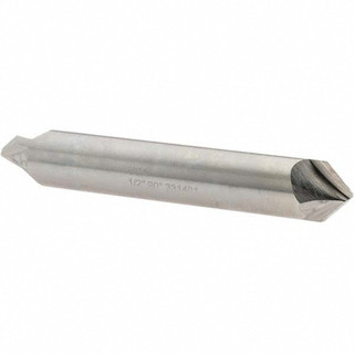 Melin Tool 1/2" Diam 90°/90° 2-Flute Double End Cobalt Chamfer Mill ...