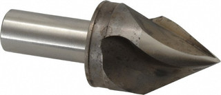 M.A. Ford 1-1/2" Head Diam, 3/4" Shank Diam, 3 Flute 60° High Speed ...