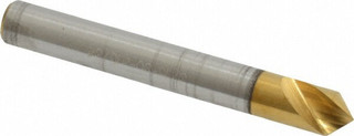 Melin Tool 3/16" Head Diam, 3/16" Shank Diam, 1 Flute 90° Cobalt ...