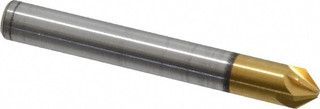 Melin Tool 1/4" Head Diam, 1/4" Shank Diam, 6 Flute 82° Cobalt ...