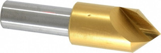 Melin Tool 3/4" Head Diam, 1/2" Shank Diam, 1 Flute 82° Cobalt ...