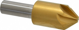 Melin Tool 7/8" Head Diam, 1/2" Shank Diam, 6 Flute 82° Cobalt ...