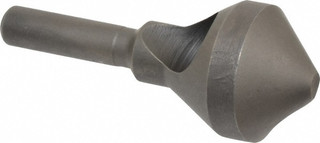 Weldon Tool 13/16" Head Diam, 1/4" Shank Diam, 90° High Speed Steel ...