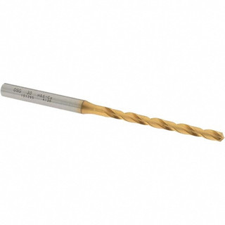 OSG #30 130° Cobalt Jobber Drill TiN Finish, Right Hand Cut, Spiral ...