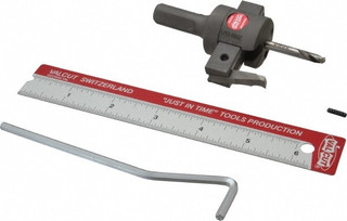 SPI 3/4 to 3" Cutting Diam, 3/8" Cutting Depth, 1/2" Diam Straight ...