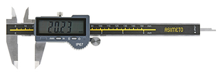 Asimeto IP67 Big Screen Coolant Proof Digital Caliper - 6"/150mm x 0. ...