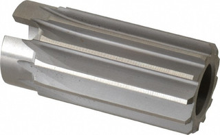 Made in USA 1-5/16" Reamer Diam, Straight Flute Shell Reamer 3" OAL, #7 ...