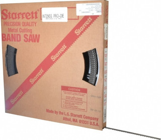 Starrett Band Saw Blade Coil Stock: 1/2" Blade Width, 100' Coil Length ...