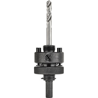 DeWALT Hole Saw Arbor: 6" Saw Dia, 3/8" Shank, No Pilot 12.7 mm Min ...