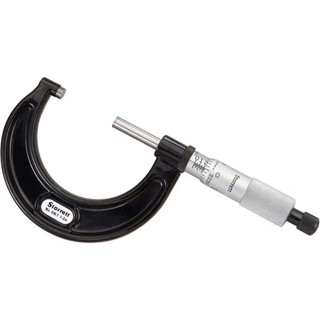 Starrett Mechanical Outside Micrometer T436.1XRL-2, 1-2" Range, 0.0001 ...