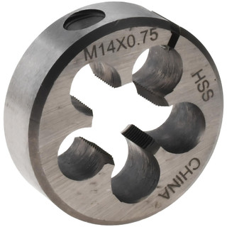 Value Collection Round Die: M14x0.75, High Speed Steel Adjustable ...