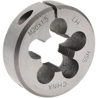 Value Collection Round Die: M20x1.5, 2" OD, High Speed Steel Adjustable ...