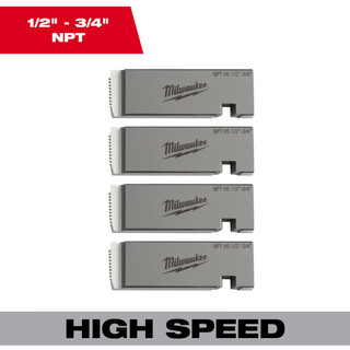 Milwaukee Tool Pipe Threader Dies, Material: Steel 48-36-1203 ...
