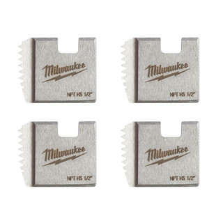 Milwaukee Tool Pipe Threader Dies, Thread Size: 1/2 In, Thread ...