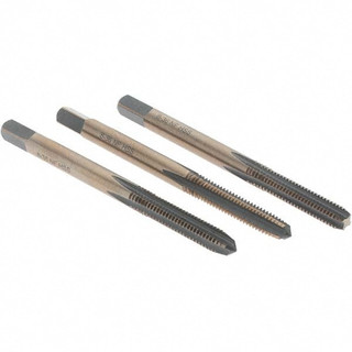 Precise Tap Set: #8-36 UNF, 4 Flute, Bottoming Plug & Taper, High Speed ...