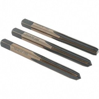 Precise Tap Set: 1/4-28 UNF, 4 Flute, Bottoming Plug & Taper, High ...