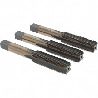 Precise Tap Set: 9/16-18 UNF, 4 Flute, Bottoming Plug & Taper, High ...