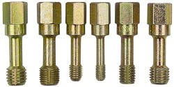 Lang Tools Tap Set: M12 x 1.75 Metric, 3 & 4 Flute, Taper, Carbon Steel ...