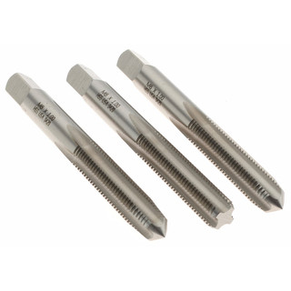 Made in USA Tap Set: M8 x 1 Metric Fine, 4 Flute, Bottoming Plug ...