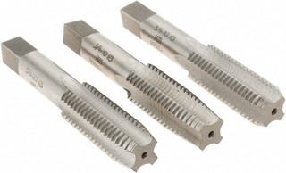Value Collection Tap Set: 3/4-10 UNC, 4 Flute, High Speed Steel, Bright ...