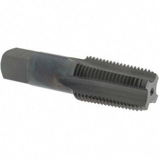 OSG Standard Pipe Tap: 1/2-14, NPT, 4 Flutes, High Speed Steel, Oxide ...