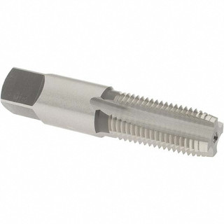 OSG Standard Pipe Tap: 1/4-18, NPSF, 4 Flutes, High Speed Steel, Bright ...