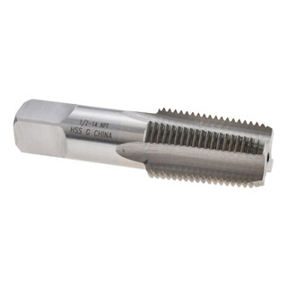 Value Collection Standard Pipe Tap: 1/2-14, NPT, 4 Flutes, High Speed ...