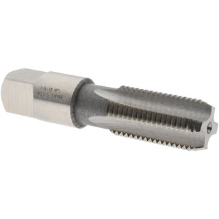 Value Collection Standard Pipe Tap: 1/4-18, NPS, 4 Flutes, High Speed ...