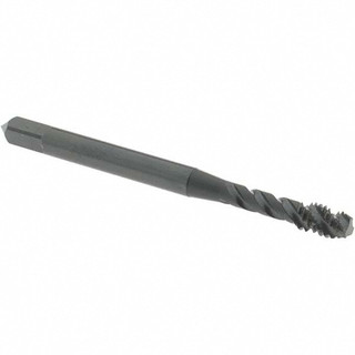 OSG Spiral Flute Tap: #8-32 UNC, 3 Flutes, Modified Bottoming, 2B Class ...