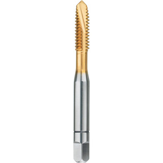 Balax Spiral Point Tap: 3/8-16 UNC, 3 Flutes, Plug Chamfer, 2B Class of ...