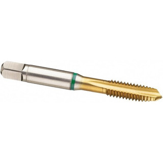 Guhring Spiral Point Tap: 1/4-20, UNC, 3 Flutes, Plug, H11, Cobalt, TiN ...