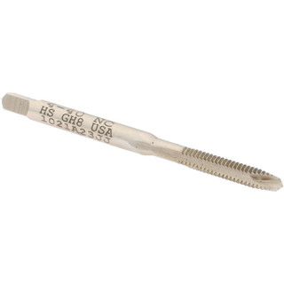 Hertel Spiral Point Tap: #4-40, UNC, 2 Flutes, Plug, High Speed Steel ...