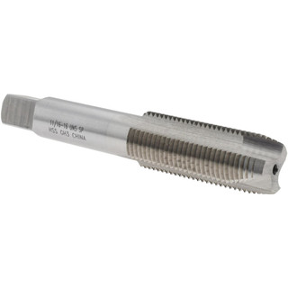 Value Collection Spiral Point Tap: 11/16-16, UNS, 3 Flutes, Plug, High ...