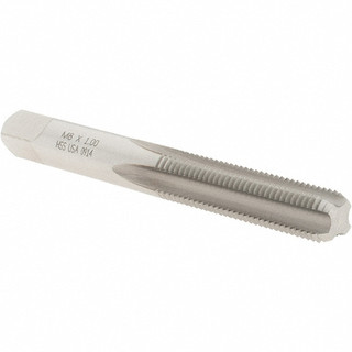 Made in USA Straight Flute Tap: M8x1.00 Metric Fine, 4 Flutes ...