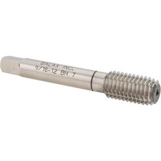 Balax Thread Forming Tap: 9/16-12 UNC, Bottoming, High Speed Steel ...