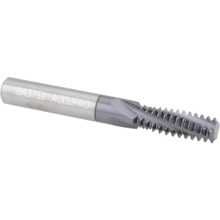 Accupro Helical Flute Thread Mill: 7/16-14, Internal, 4 Flute, 5/16 ...