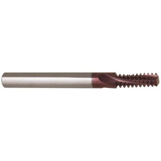 Carmex Helical Flute Thread Mill: 3/8-16, Internal, 3 Flute, 1/4" Shank ...