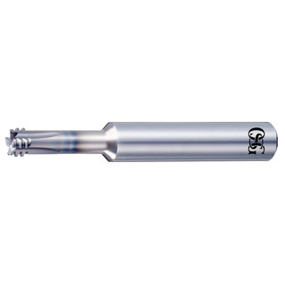 OSG Helical Flute Thread Mill: 1/2, 4 Flute, 3/8" Shank Dia, Solid ...