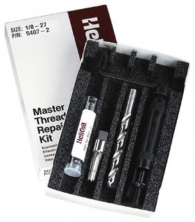 HeliCoil Thread Repair Kit: Pipe Thread Repair Includes Drill ...