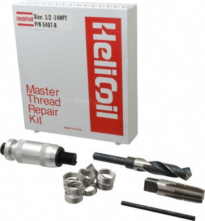 HeliCoil Thread Repair Kit: Pipe Thread Repair Includes Drill ...