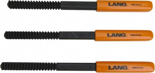 Lang Tools 3 Piece 7/16 x 8-7/16" External Pipe Thread Restoring File ...