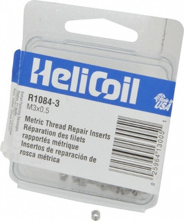 HeliCoil Free Running Insert: M3 x 0.5, 4.5 mm OAL Tanged, Stainless ...