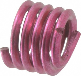 Recoil Screw-Locking Insert: Stainless Steel, #4-40 UNC, 1-1/2D 0.168 ...